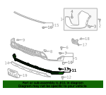 2020-2022 Chevrolet Front Bumper Fascia Air Deflector 84603332 | QuirkParts