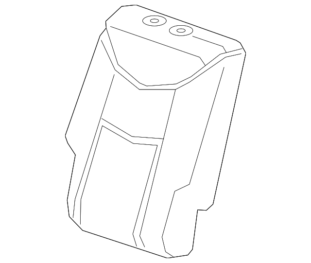 84688113 - Black 3rd Row Passenger Side Seat Back Cover 2021-2022 ...