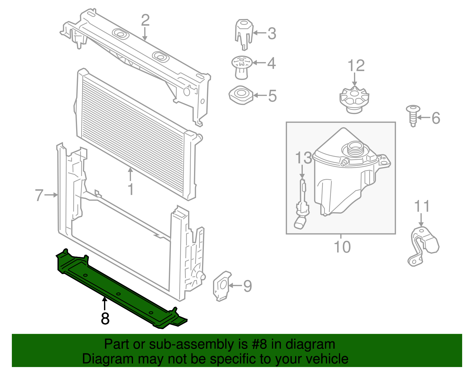 17-51-7-804-619 - Lower Cover - 2010-2017 BMW | BMW Parts Exchange