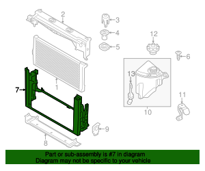 17-11-7-804-617 - Lower Support - 2010-2019 BMW | Buy BMW Parts Now