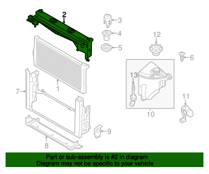 17117639071 - 2010-2019 BMW Upper Support (17-11-7-639-071) | BMW of ...