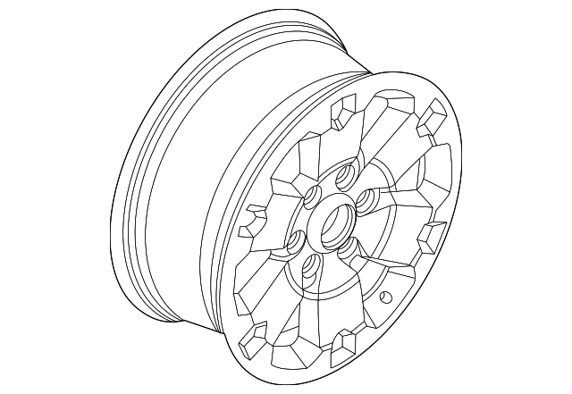 2019-2023 Ford Ranger Wheel, Alloy KB3Z-1007-H | QuirkParts