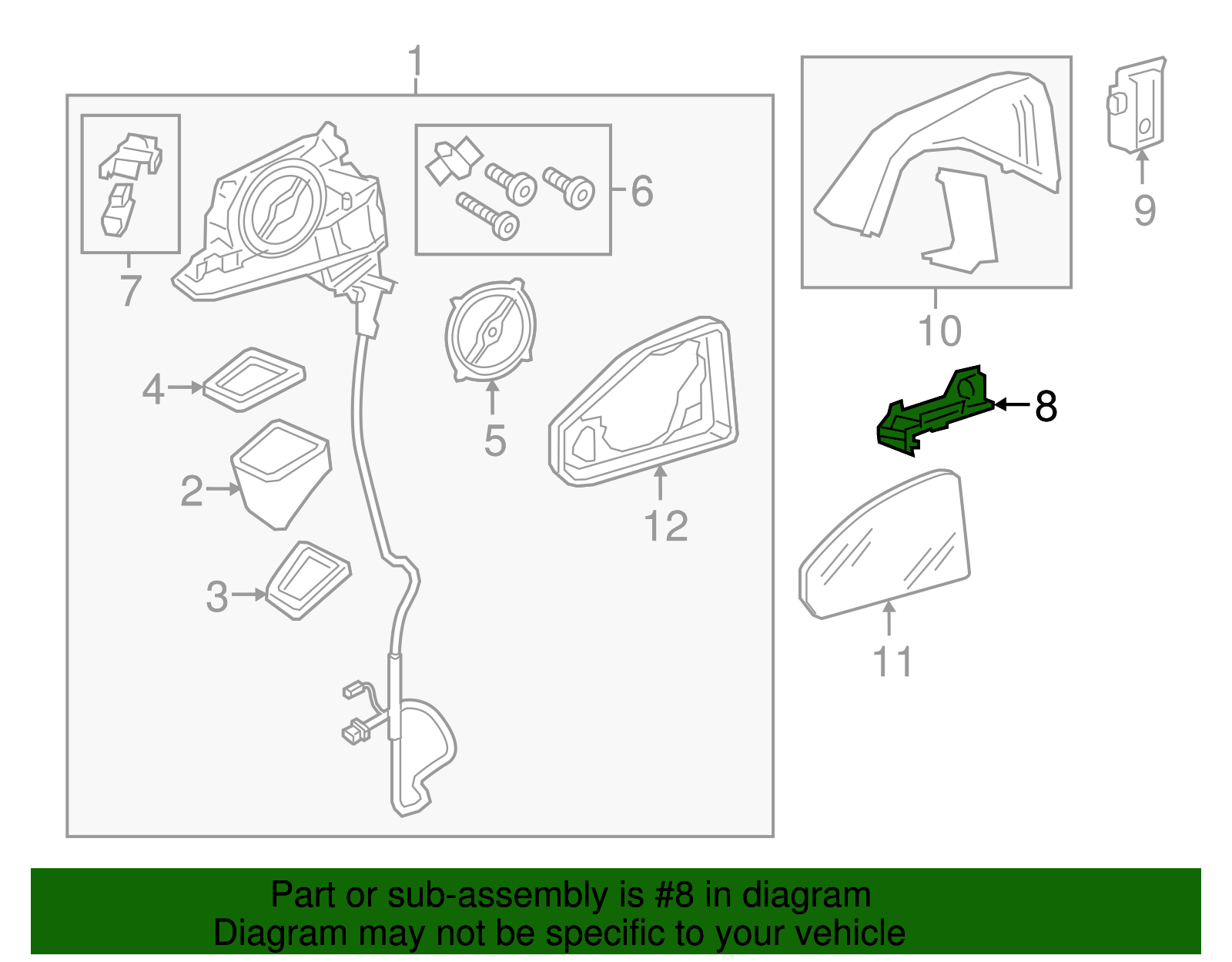 2017-2025 Audi Signal Lamp 4M0-949-102-A | OEM Parts Online