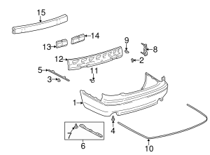 52615-30200 - Energy Absorber - 1998-2005 Lexus | DiscMonster