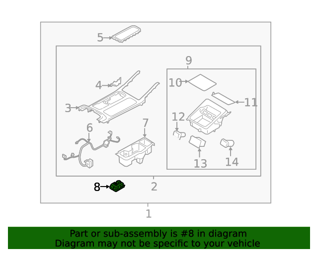 2020 Kia Telluride Prk Brake Switch 93300-S9030 | TascaParts.com
