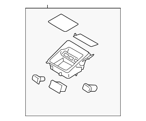 2020-2022 Kia Telluride Tray 84630-S9000WK | OEM Parts Online