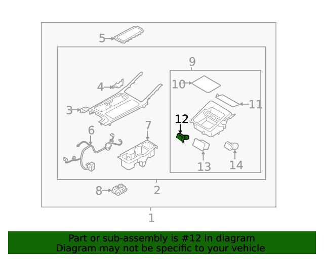 2019-2021 Kia Power Outlet 95120 H8100 | QuirkParts