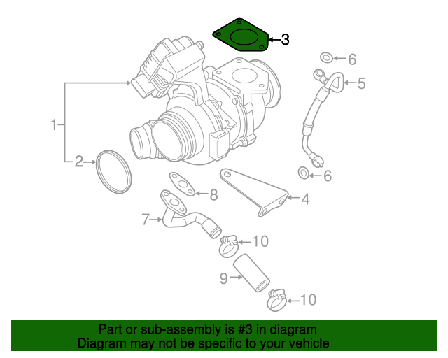 Genuine BMW 18-30-8-513-651 | Converter Gasket | FREE Shipping on Most ...