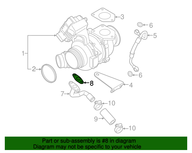 Genuine BMW 11-42-2-246-091 | Oil Outlet Tube Gasket | FREE Shipping on ...