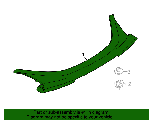 Genuine BMW 51-13-7-373-727 | Primed Rear Spoiler for Stoplamp | FREE ...