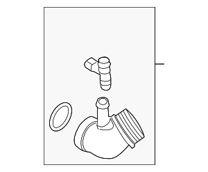 2010-2013 Audi A3 Adapter 1K0-129-635-A | Audi USA Parts