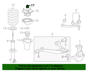 2015-2020 GM Front Suspension Strut Nut 15815519 GM | GMPartsDirect.com