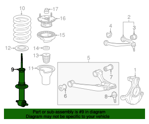 23130122 - Premium Monotube Front Shock Absorber 2014-2018 GM | Gateway ...