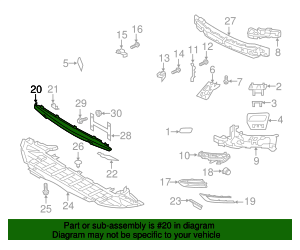 31383240 - Lower Grille - 2017-2020 Volvo | Volvo OEM Parts Direct
