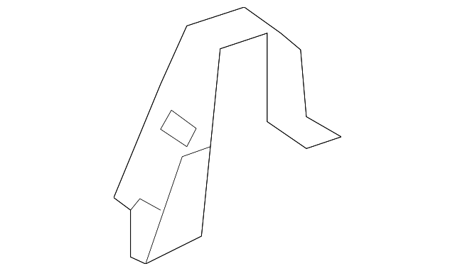 53836-0E050 - Inner Reinforced Bolt Plate 2014-2019 Toyota Highlander ...