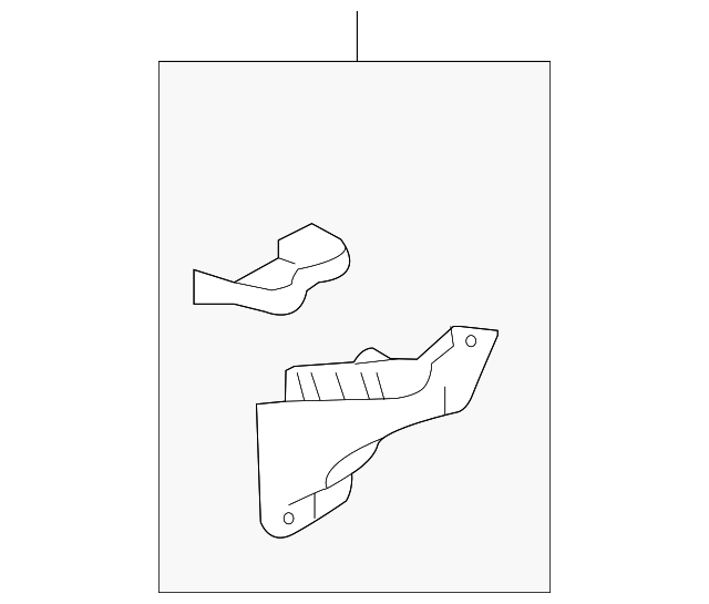 Genuine Toyota Support Assembly part# 53707-0T010 for 2008-2019 Toyota ...