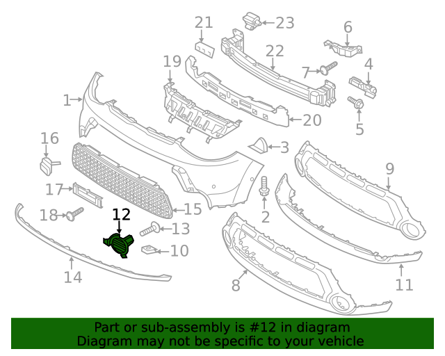 2014-2016 Kia Soul Blank Cover - Passenger Side (RH) 86516-B2000 ...