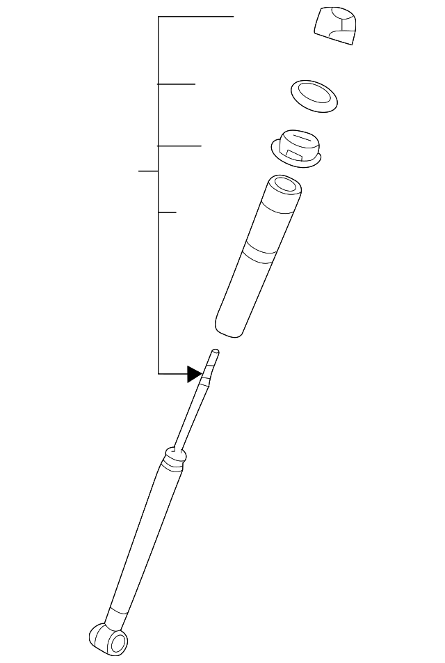 48531-09860 - Shock Absorber - 2011-2014 Toyota Sienna | OEM Genuine ...