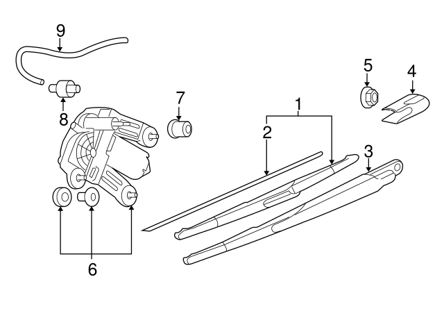 2007-2015 Mini Rear Blade 61622754285 61-62-2-754-285 | The BMW Mini ...