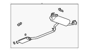 2020-2023 Cadillac XT5 F Muffler 84997136 | GMPartsDirect.com