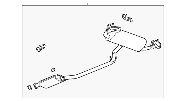 2020-2023 Cadillac XT5 F Muffler 84997136 | GMPartsDirect.com