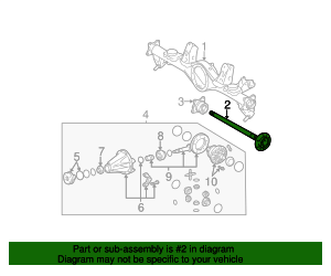 2003-2009 Toyota Axle Shaft 42311-60240 | OEM Parts Online