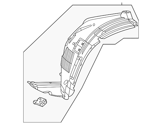 2020-2021 Mercedes-Benz Wheel House Covering 167-690-16-08 | Mercedes ...