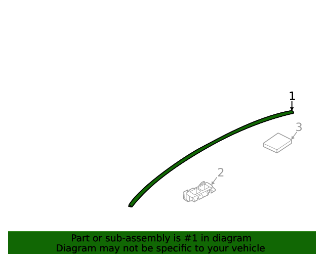 51137224104 - 2020-2021 BMW Roof Molding (51-13-7-224-104) | BMW of ...