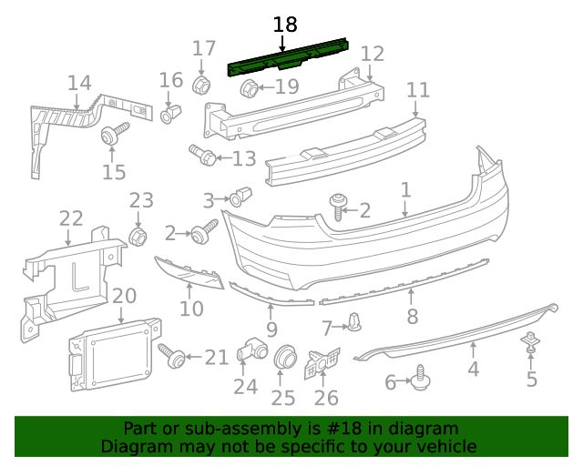 2012-2019 Volkswagen Passat Center Support 561-807-863-A | OEM Parts Online