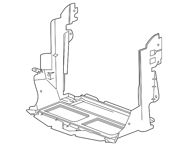 2016-2023 Chevrolet Camaro Lower Radiator Air Baffle 84388317 GM ...