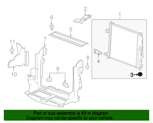 2013-2020 GM Lower Insulator 22966133 | GMPartsDirect.com
