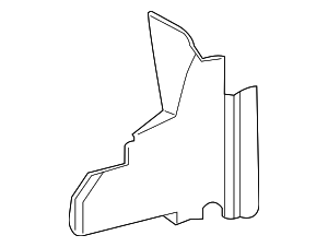 2016-2018 Chevrolet Camaro Side Baffle - Driver's Side (LH) 84079441 ...