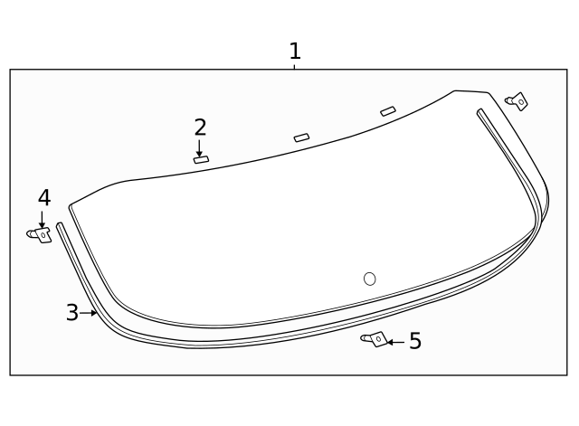 2020-2021 Toyota Highlander Reveal Molding Lower Clip 64827-0E010 ...