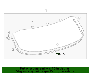 64827-0E010 - Reveal Molding Lower Clip - 2020-2021 Toyota Highlander ...