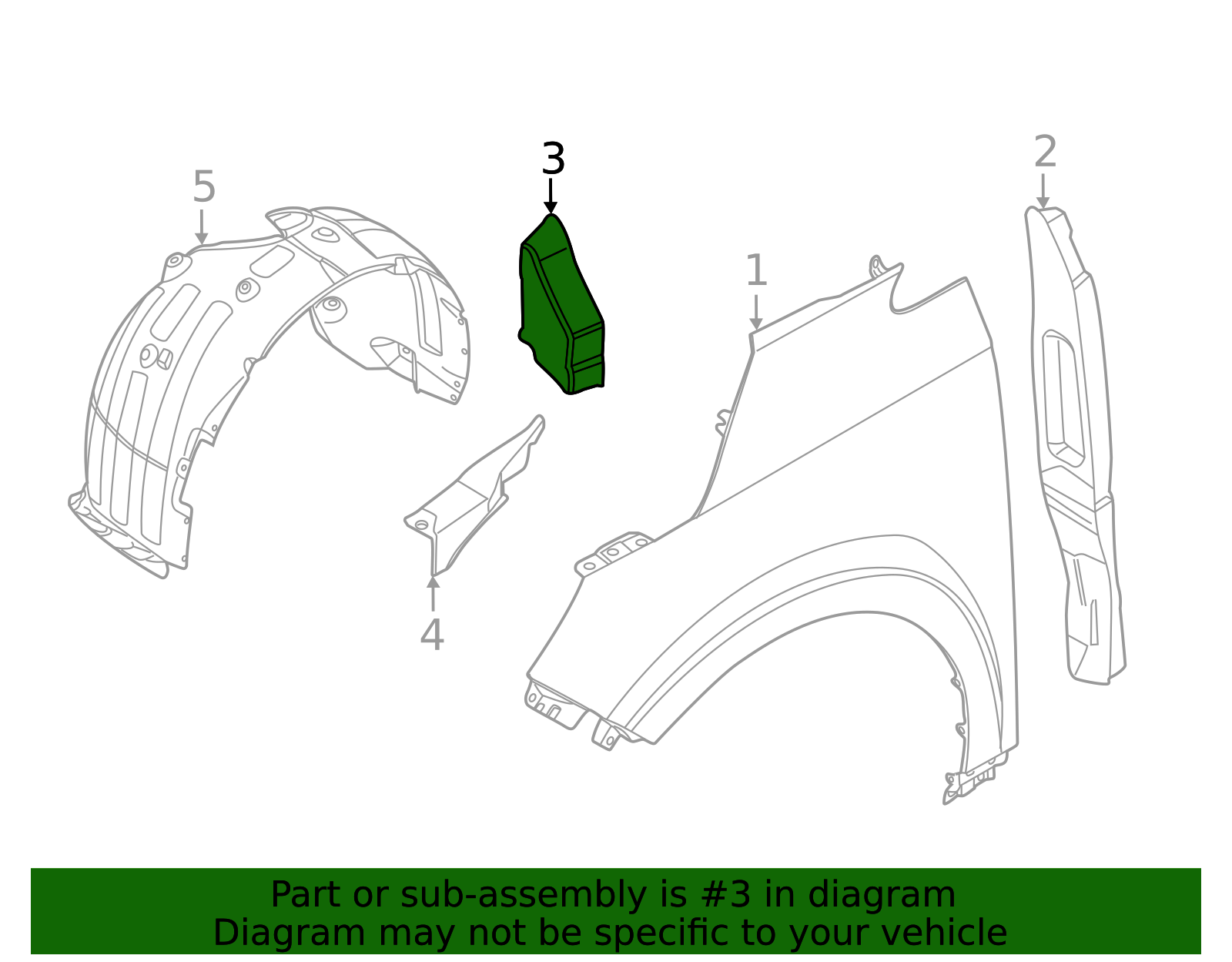 841E6-R0000 - Fender Insulator 2022-2025 Kia Carnival | Kia.Parts Store