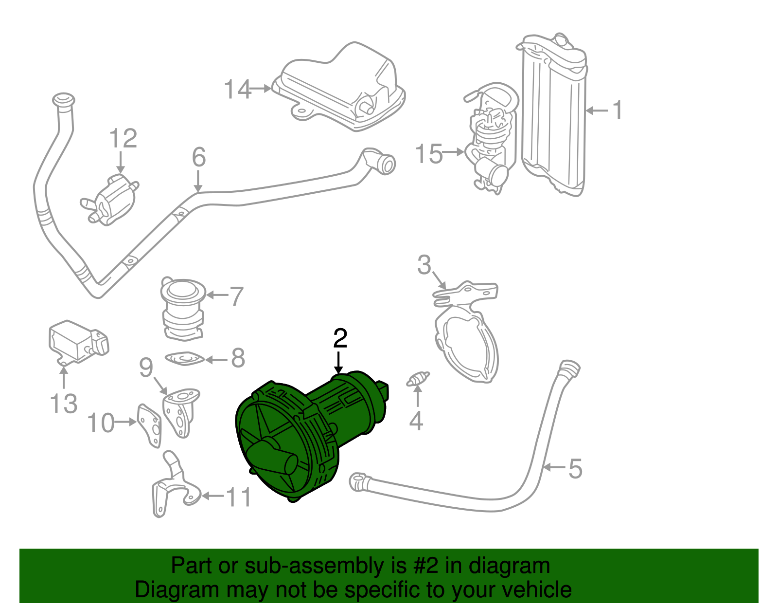 078-906-601-M - 01-05 VW Volkswagen Golf Jetta & 02-06 Jetta Wagon Air ...