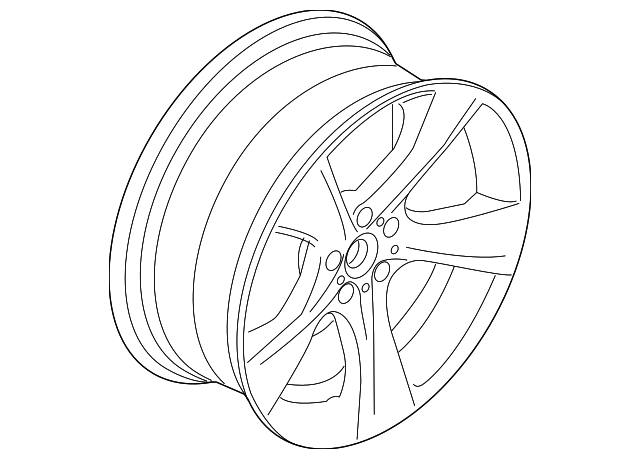 36116792682 - 2013-2015 BMW X1 Wheel, Alloy (36-11-6-792-682) | BMW of ...
