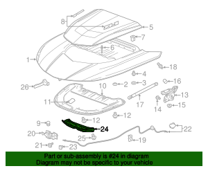 23324768 GM Hood Air Deflector | GM Parts Store