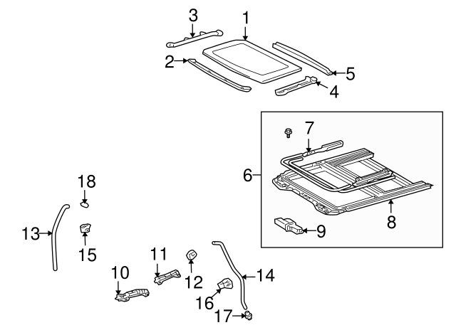90959-01584 - Drain Hose Clip - 2001-2005 Lexus IS300 | MyLexusParts
