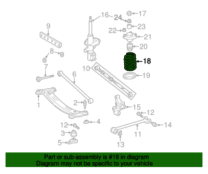 48231-AC041 - Coil Spring - 2000-2004 Toyota Avalon | OEM Genuine ...