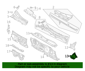 2020-2023 Mazda Dashboard Panel Bracket DFR5-70-07Z | OEM Parts Online