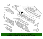 DGH9-53-577 - Cowl Panel Reinforcement - 2020-2023 Mazda CX-30 | Mazda Swag