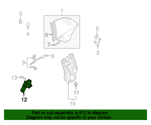 2010-2017 Audi Window Motor 8F0-959-812 | OEM Parts Online