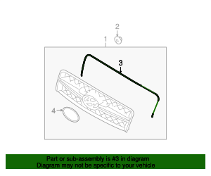 2005-2009 Hyundai Tucson Seal 86354-2E000 | Hyundai Wholesale Direct