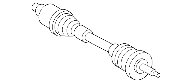 Hyundai - 49500-3K410-SJ - Cv Axle Assembly - 2008-2011 Hyundai Azera ...