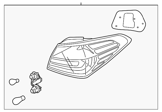 2014-2016 Kia Forte Combo Lamp Assembly 92401-A7000 | OEM Parts Online