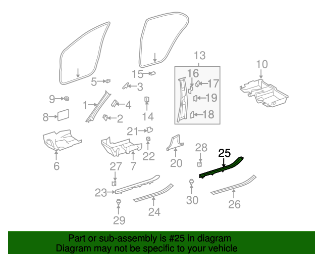 221-680-37-35-9051 - Sill Plate 2007-2013 Mercedes-Benz | Mercedes-Benz ...