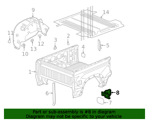 2020-2024 GMC Fuel Tank Filler Pipe Housing 84749792 GM | Flow ...