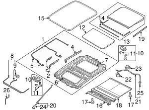 4H4-898-633-A - Box Hardware Kit 2014-2018 Audi A8 Quattro | Audi OEM Parts