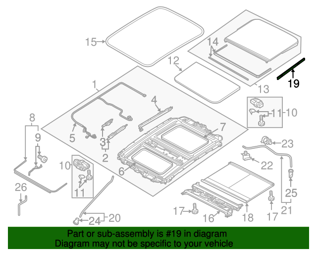 2011-2018 Audi A8 Quattro Trim Assembly 4H4-898-925 | Audi USA Parts